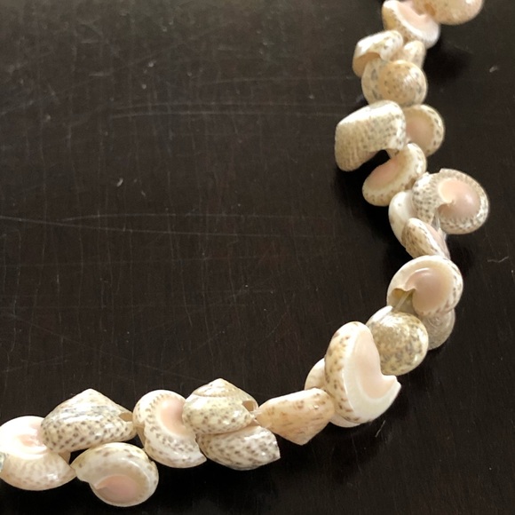 Vintage | Jewelry | Vintage Samoan Shell Long Flapper Necklace | Poshmark